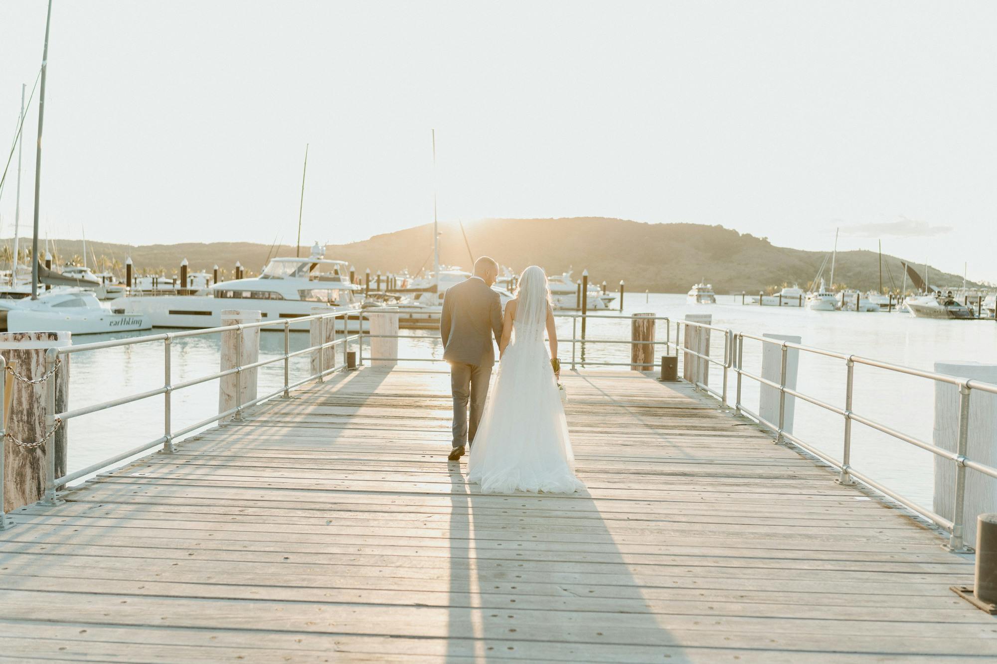 ON THE DOCK RECEPTION - Hamilton Island Weddings