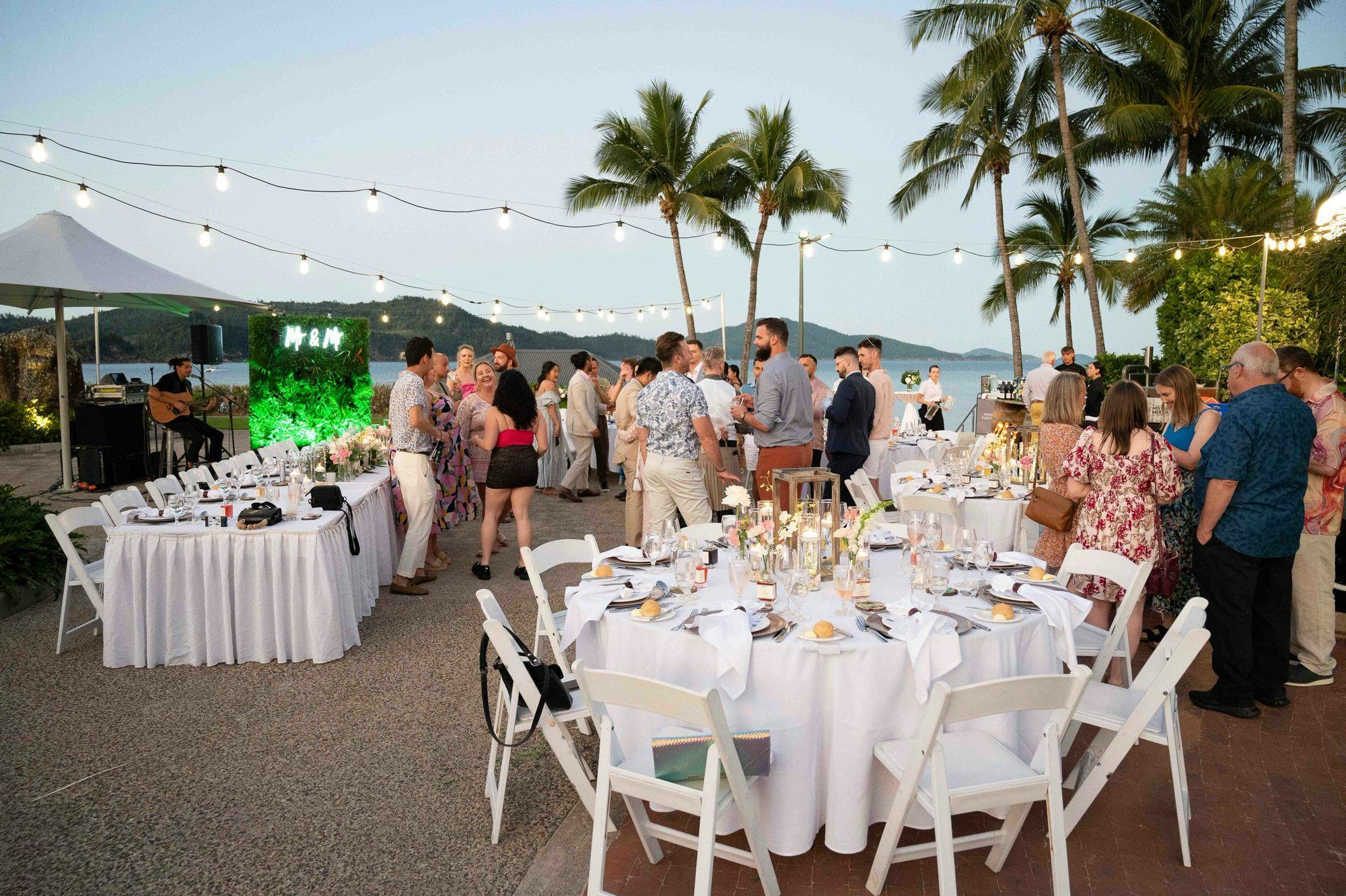 MAIN POOL RECEPTION - Hamilton Island Weddings