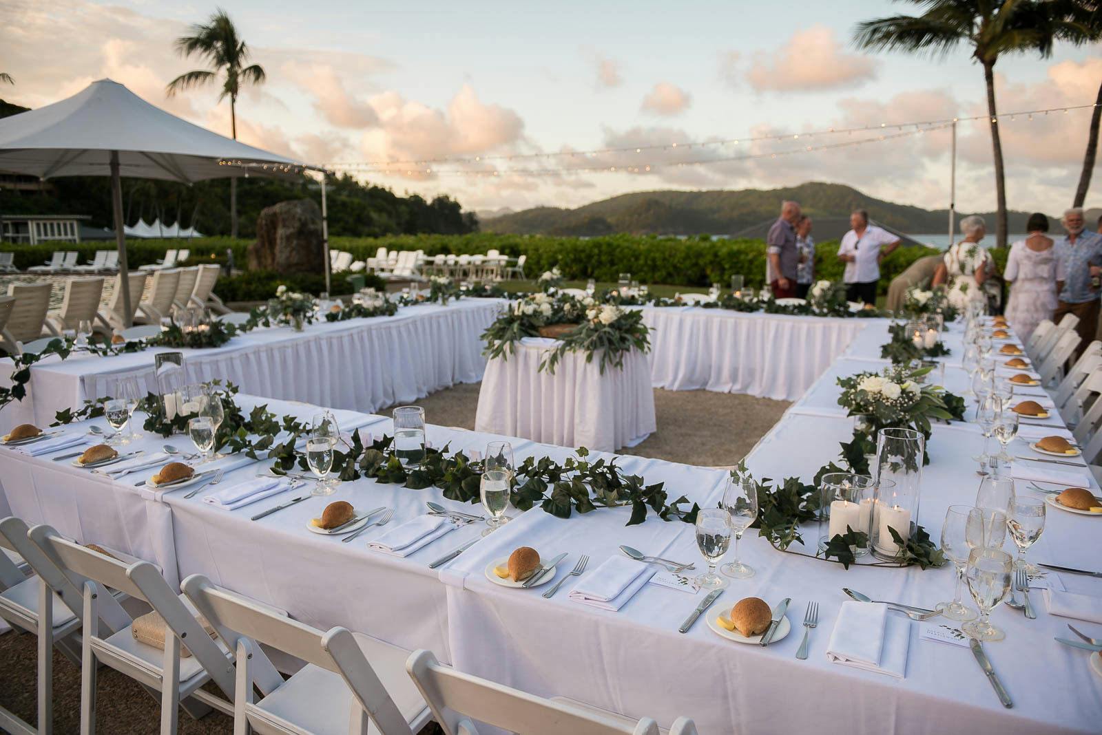 MAIN POOL RECEPTION - Hamilton Island Weddings